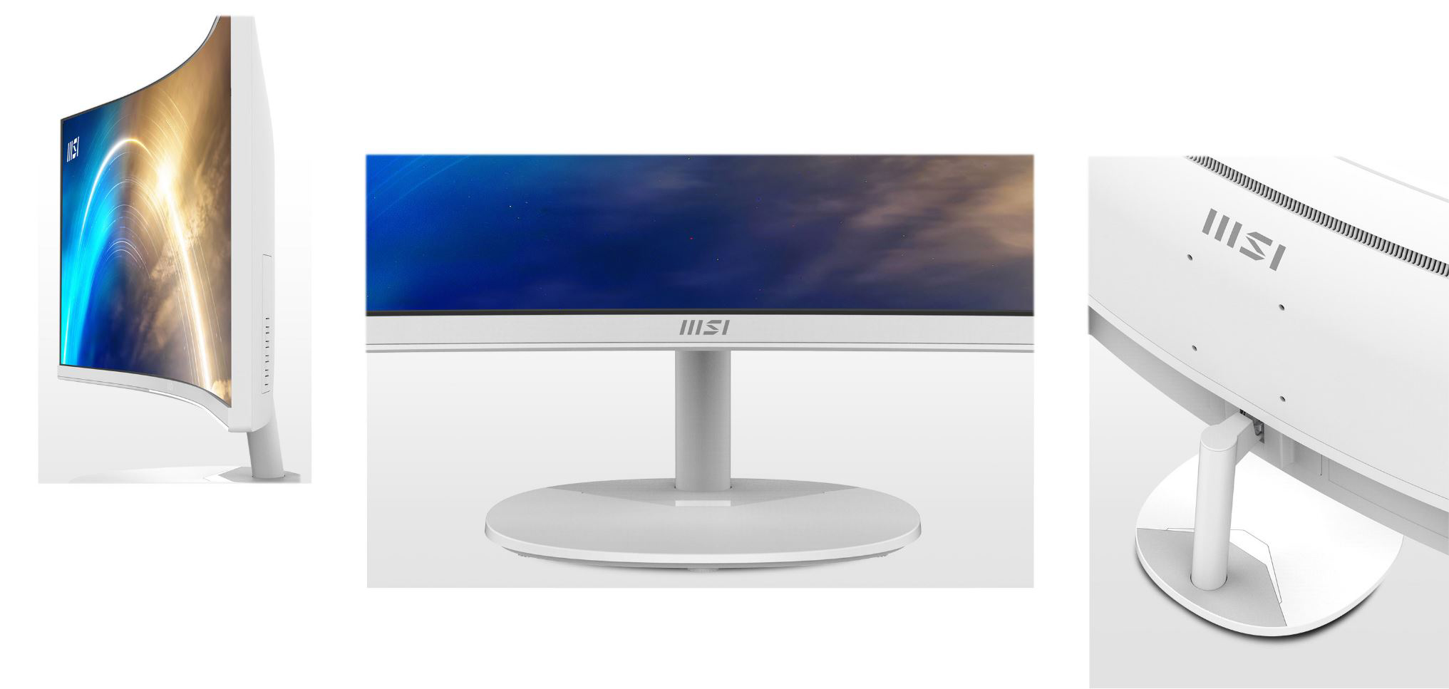 MSI Pro MP341CQW 34" UWQHD 3440 x 1440 (2K) 100 Hz 1ms (MPRT) / 4ms (GTG) Built-in Speakers ...